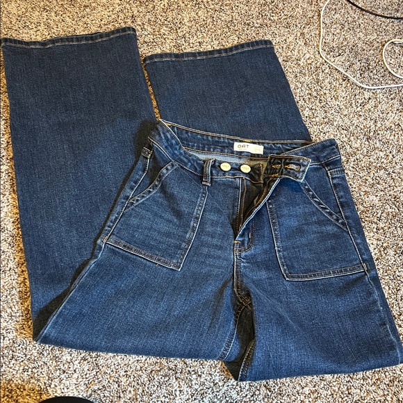 Oat New York | Jeans | Oat New York Dark Blue Straight Leg Jeans | Poshmark